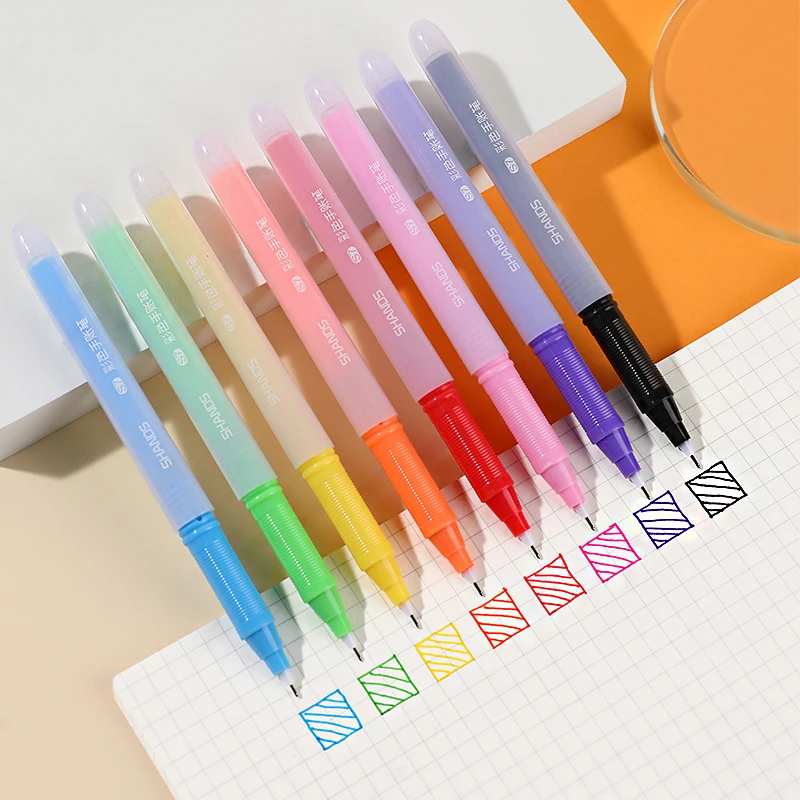 8pcs-juice-gel-ink-pens-0-5mm-ultra-fine-tip-smooth-writing-no-smudging ...
