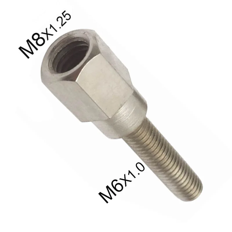 오토바이 스쿠터 리어 미러 어댑터, M8, 8mm ~ 6mm, M6, 암수 오른손 나사, 연장 및 높이 나사| | - AliExpress