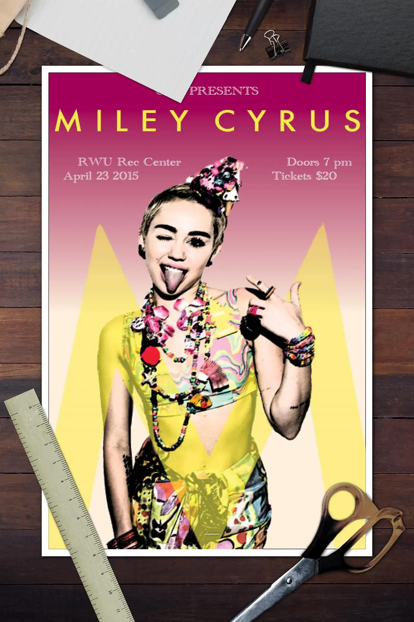 Miley Cyrus Painting