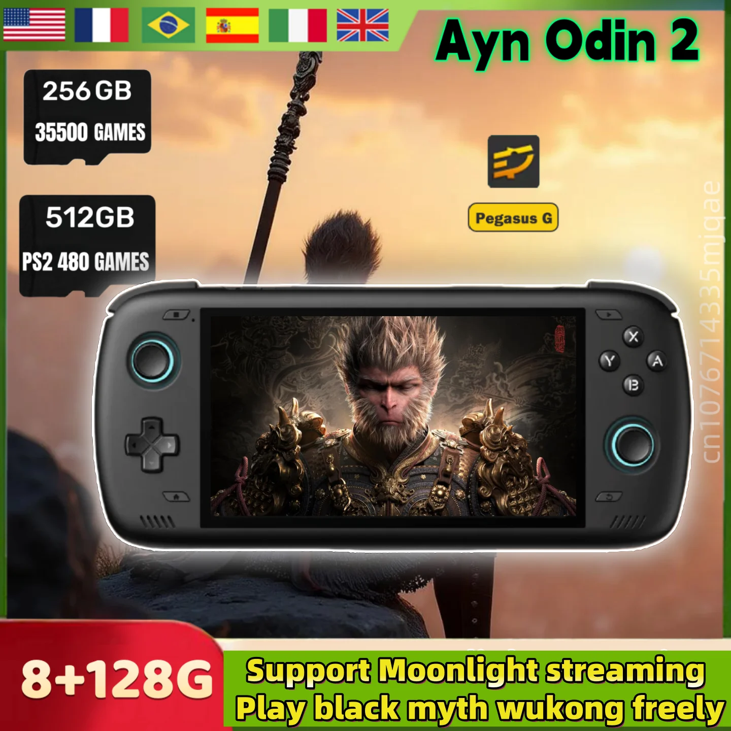 Ayn-Odin-2-Console-de-Jogos-Port-til-Handheld-Console-Vers-o-HD-Touch ...