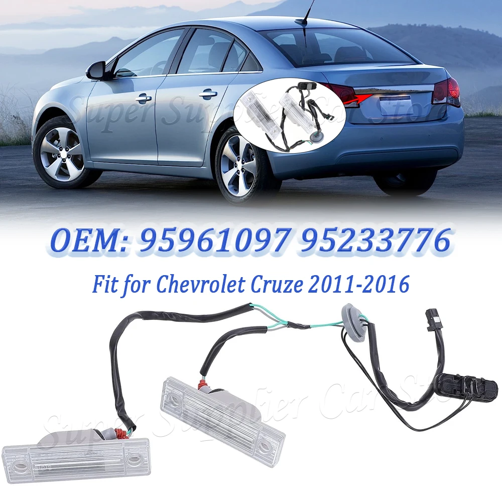 For Chevrolet Chevy Cruze Orlando Car Rear License Plate Light Lamp ...