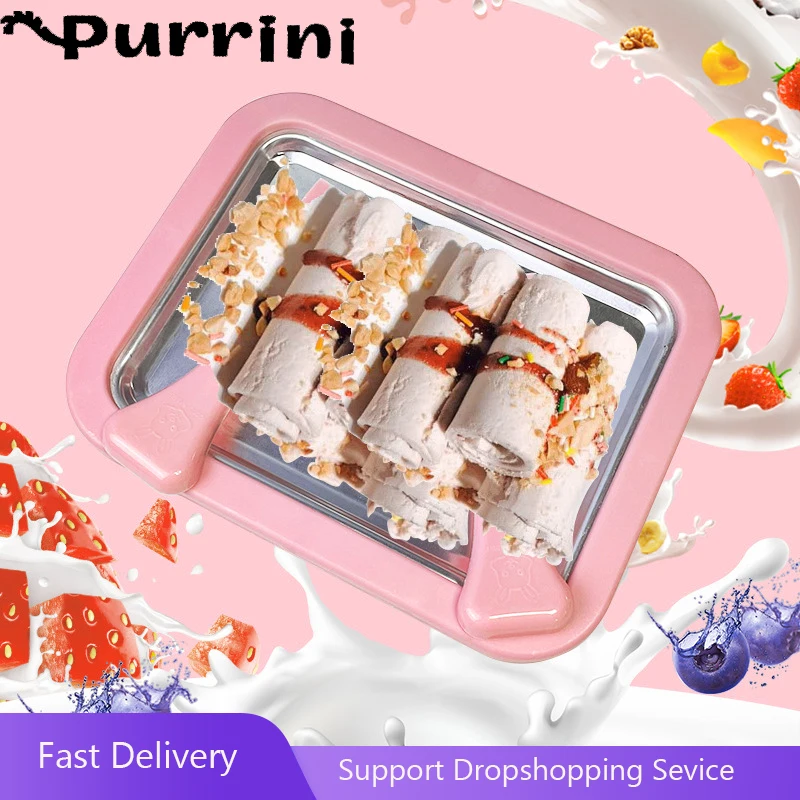 Mini-Multifunctional-Ice-Cream-Roller-Plate-Mini-Ice-Cream-Maker-Cold ...