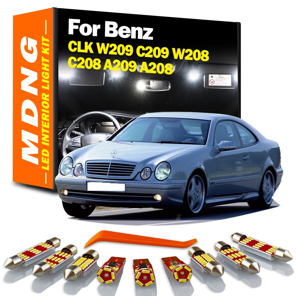 LED-Interior-Reading-Map-Door-Dome-Sun-Visor-Light-Kit-For-Mercedes ...