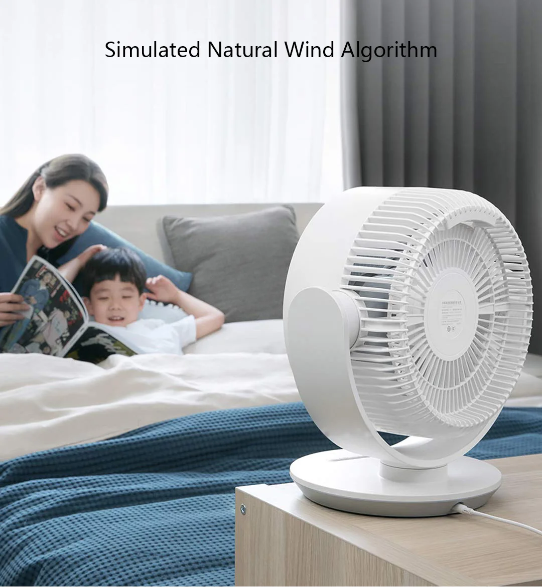 XIAOMI MIJIA Desktop Fan DC Inverter Air Circulation High Air Volume 3D ...