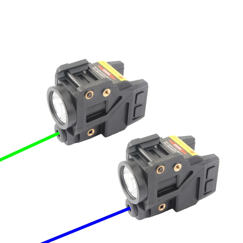 Linterna táctica láser verde/azul, Combo de 500 lúmenes, LED ...