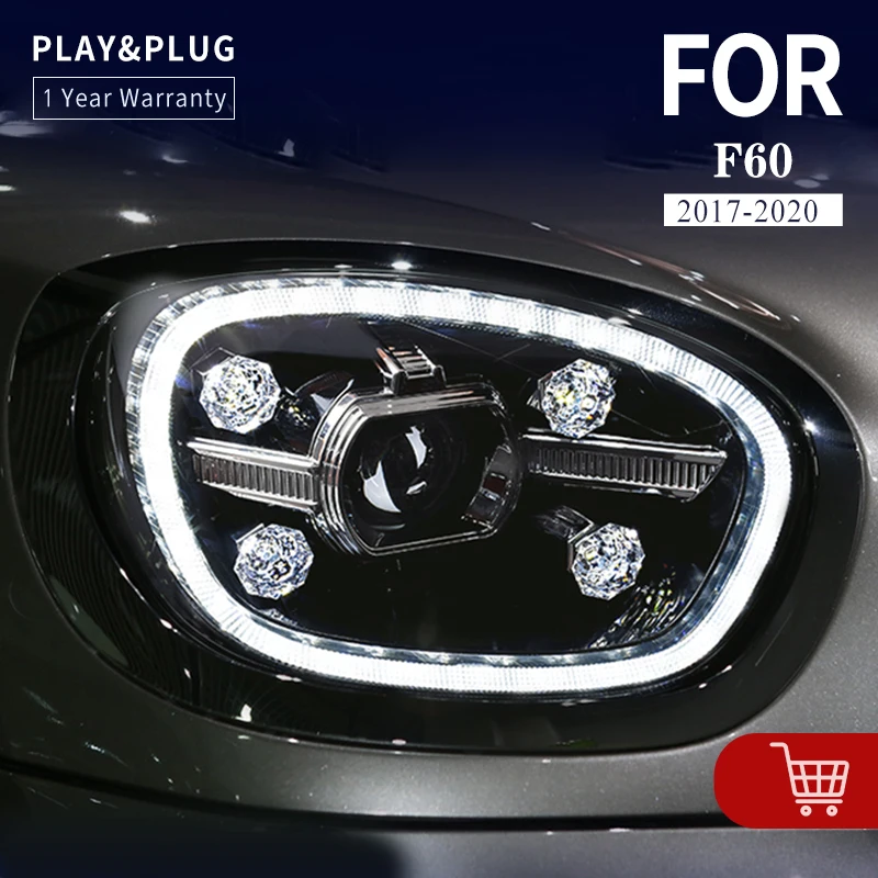 Car-Lights-for-MINI-Countryman-F60-LED-Headlight-2017-2020-Headlights ...