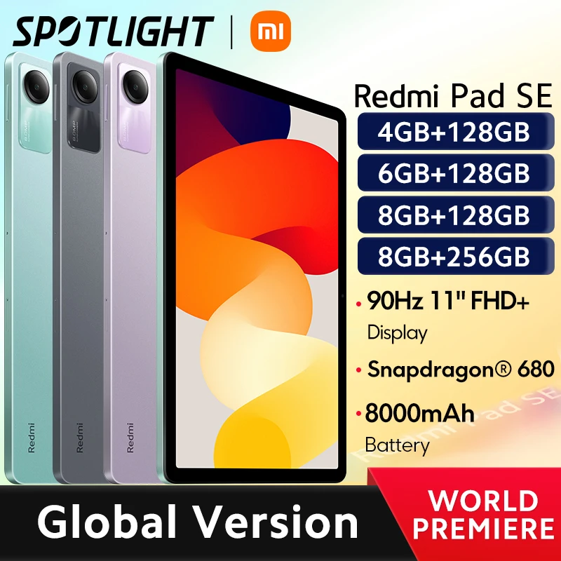 World-Premiere-Redmi-Pad-SE-Xiaomi-Global-Version-Mi-Tablet-8000mAh ...
