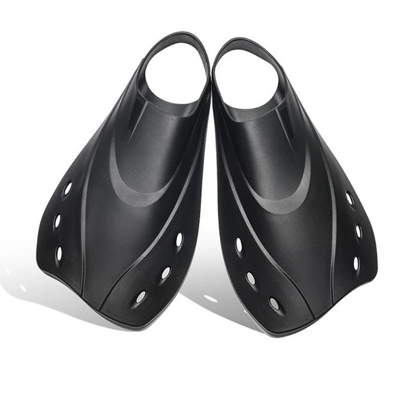 Adults Short Light Full Foot Pocket Travel Size Short Blade Fins ...