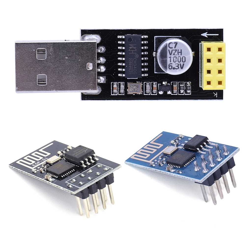 1-10Pcs-USB-To-ESP8266-ESP01-Programmer-Adapter-CH340-Wireless-WiFi-Development-Board-Module ...