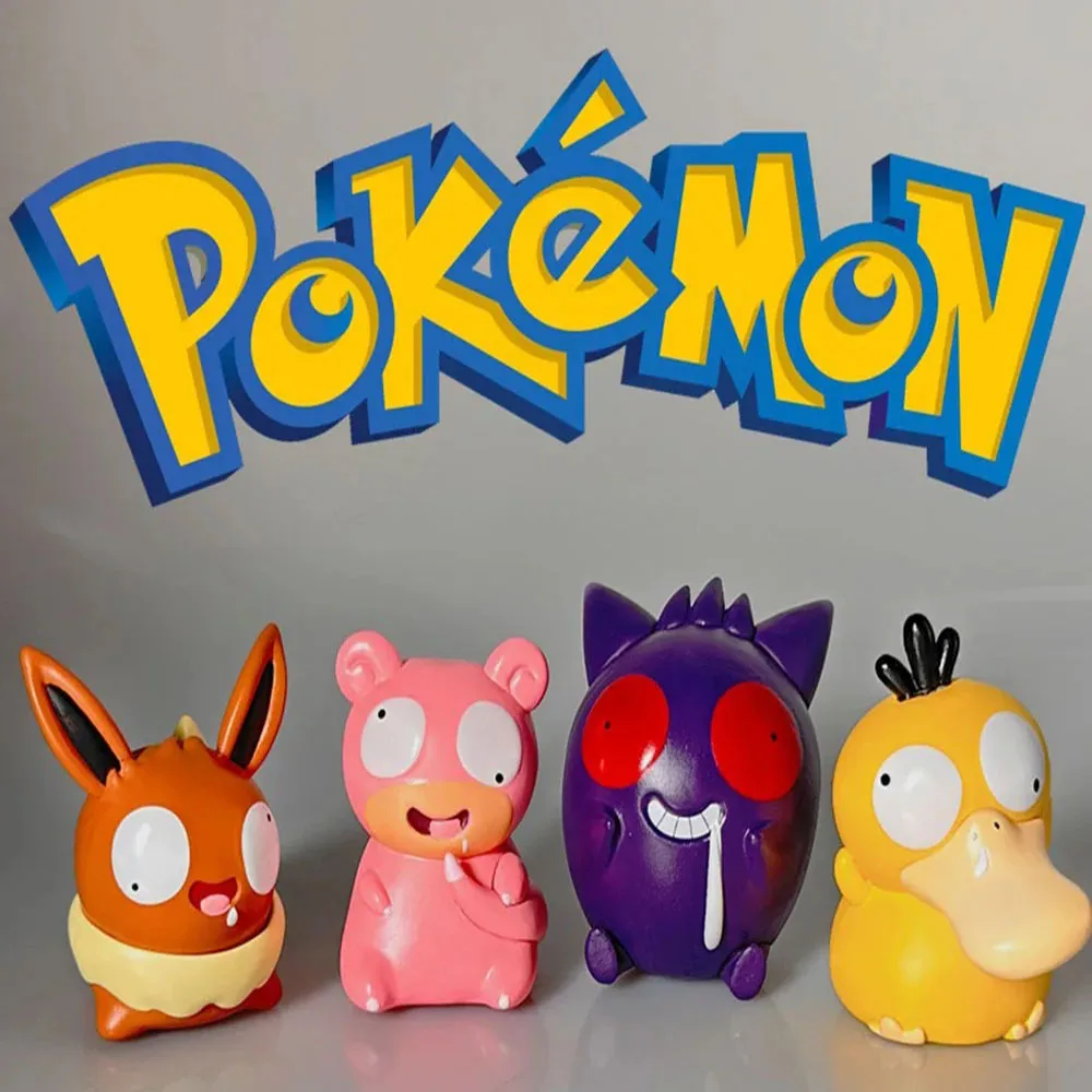 Pokemon-Silly-Big-Eyes-Cute-Gengar-Eevee-Psyduck-Slowpoke-Funny-GK ...