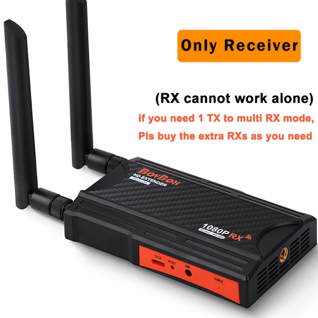 200m Wireless Wifi Adapter Video Transmitter Receiver HDMI Extender 1x4 ...