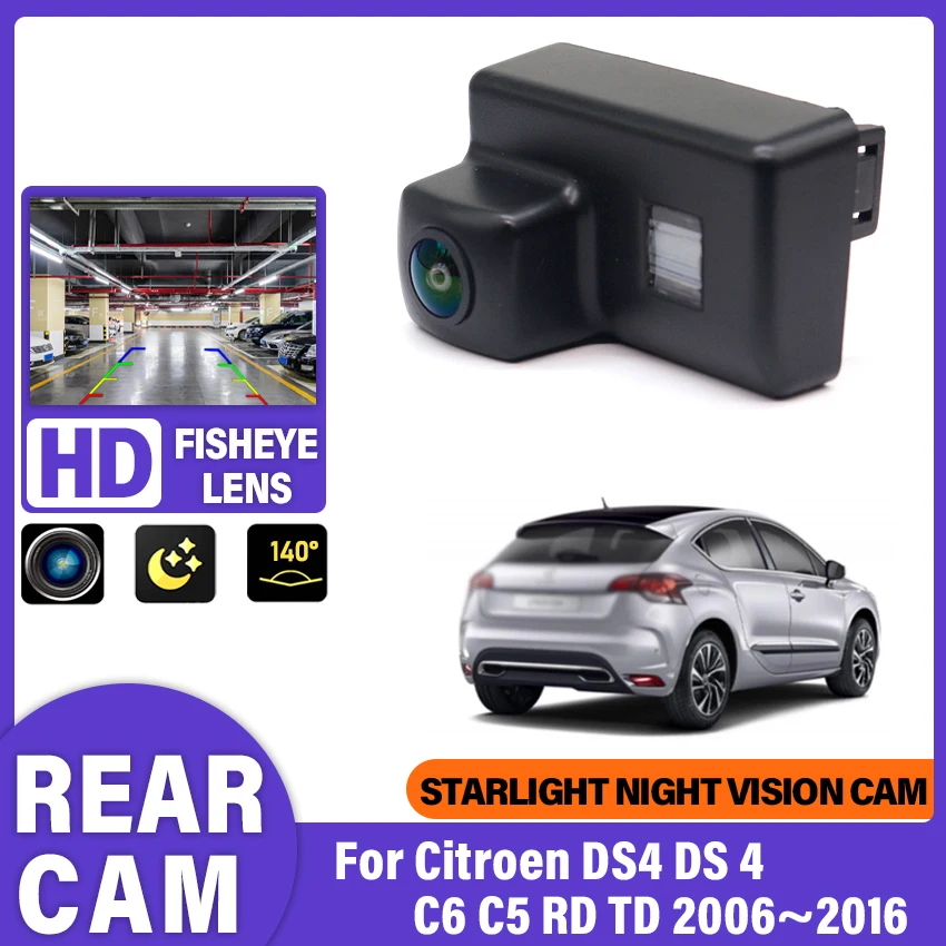 Car Rear View Reverse Camera For Citroen DS4 DS 4 C6 C5 RD TD 2006~2016 ...