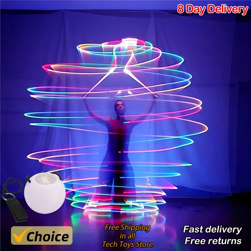 LED-Colourful-Luminous-Fling-Ball-Button-Colour-Changing-Fitness-Flash ...