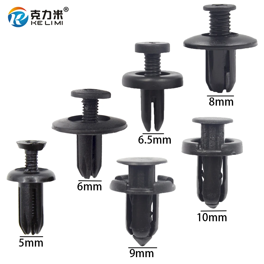 60Pcs-5mm-6mm-7mm-8mm-9mm-10mm-Hole-Car-Bumper-Rivet-Fastener-Auto ...
