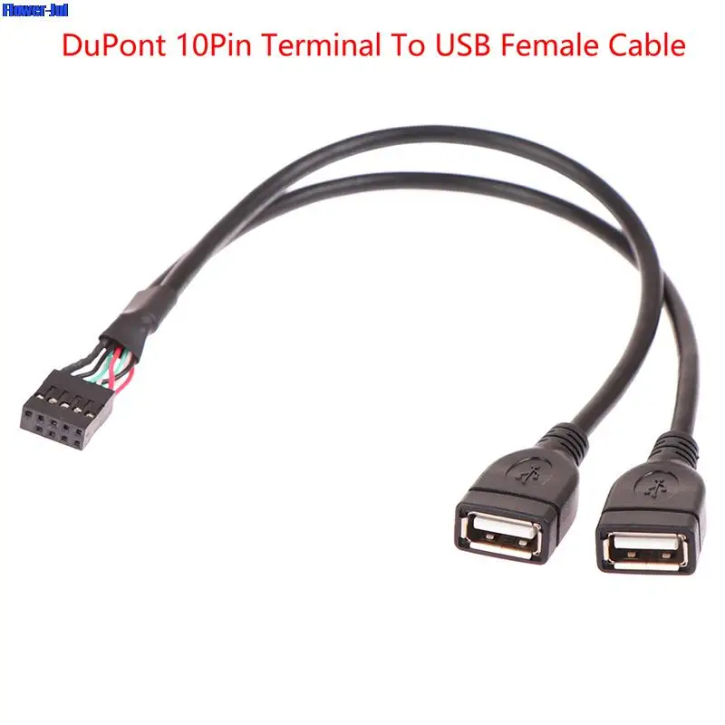 DuPont-Terminal-para-USB-Feminino-Data-Extension-Cable-Computer ...
