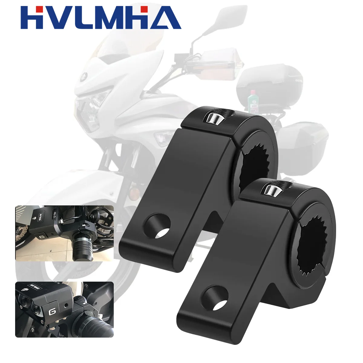 Motorbike-LED-Light-Bar-Clamps-Brackets-Tube-Clamp-Mount-Kit-For ...