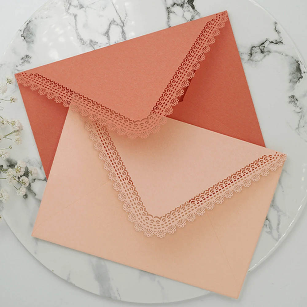 2Pcs-Vintage-Hollow-Lace-Pure-Color-Triangle-Envelopes-For-DIY-Card ...
