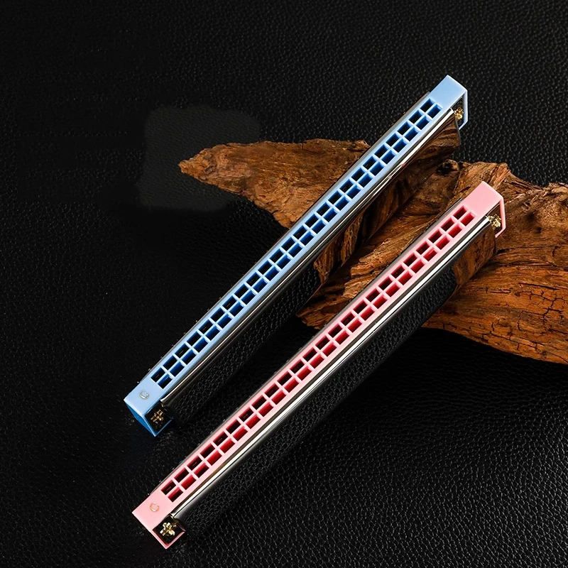 KONGSHENG-24-Hole-Polyphonic-Harmonica-C-Full-Scale-Beginner-s ...