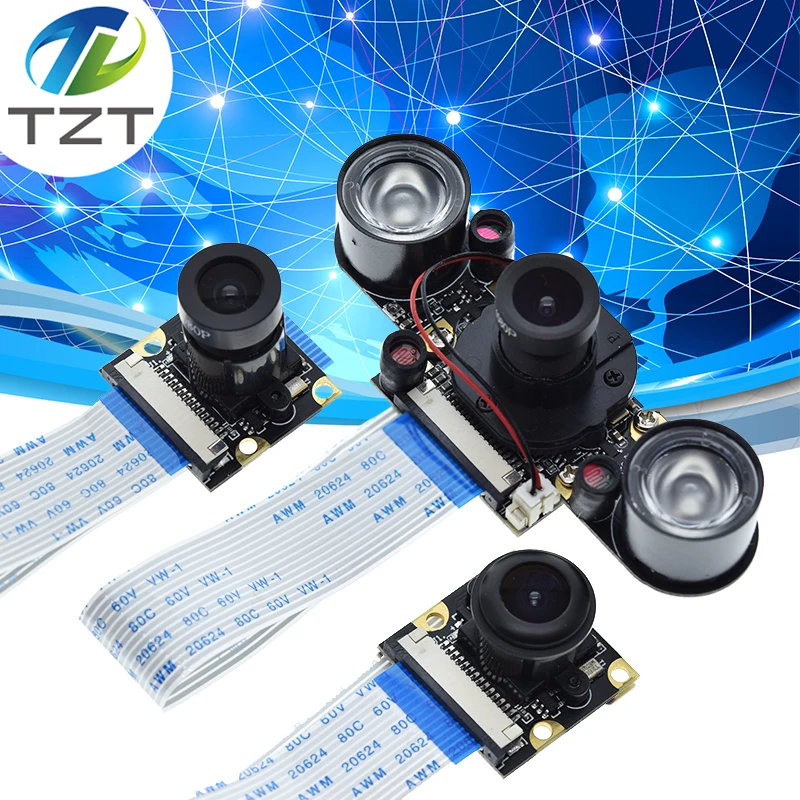 berry-Pi-4-Night-Vision-Fisheye-Camera-5MP-OV5647-70-95-160-Degree ...