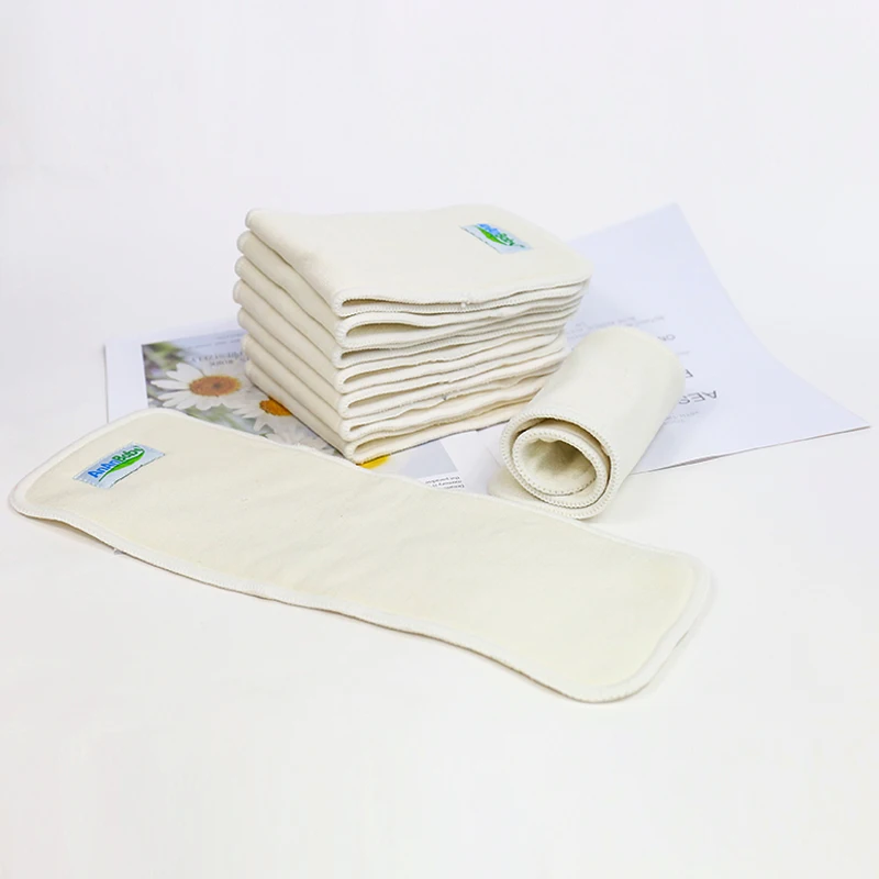 High-Quality-4-Layer-Hemp-Cotton-Baby-Diaper-Inserts-5PCS-Washable ...