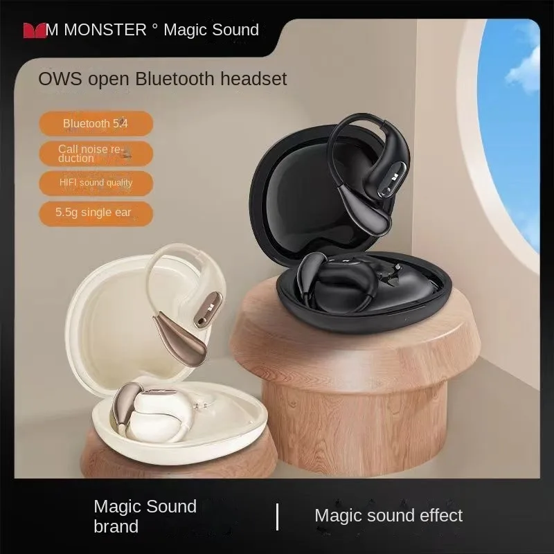 Original-Monster-AC210-Wireless-Earphones-Bluetooth-5-4-Stereo-Bone ...