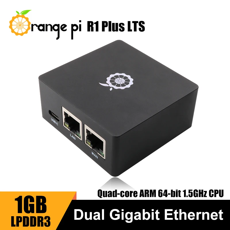 Orange Pi R1 Plus LTS RK3328 1GB Dual Gigabit Ethernet Gateways OpenWrt ...