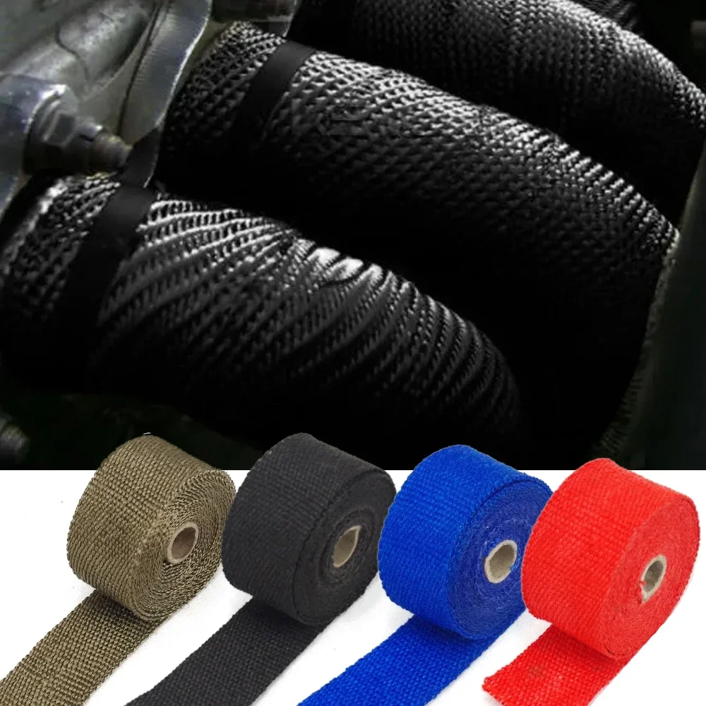1-5m-5cm-Exhaust-Header-Heat-Wrap-Motorcycle-Car-Universal-Muffler ...