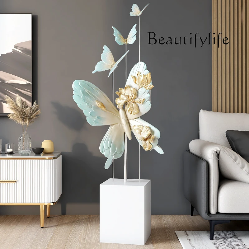 Scandinavian-design-sense-large-butterfly-living-room-floor-ornament ...
