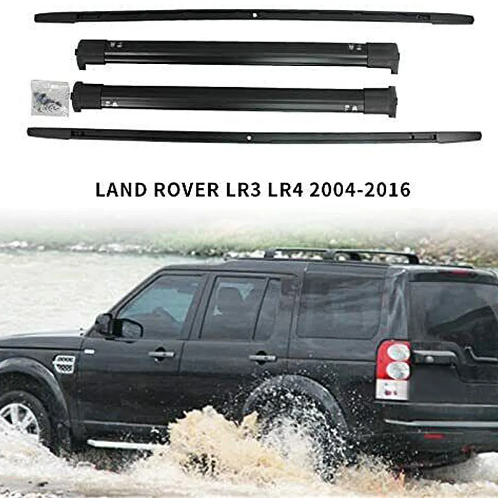 Fit-for-Land-Rover-Discovery-LR3-LR4-2004-2016-Roof-Rail-Rack-Cross-Bar ...