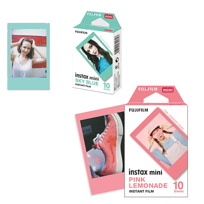 Blue Instax Mini 8 Sides