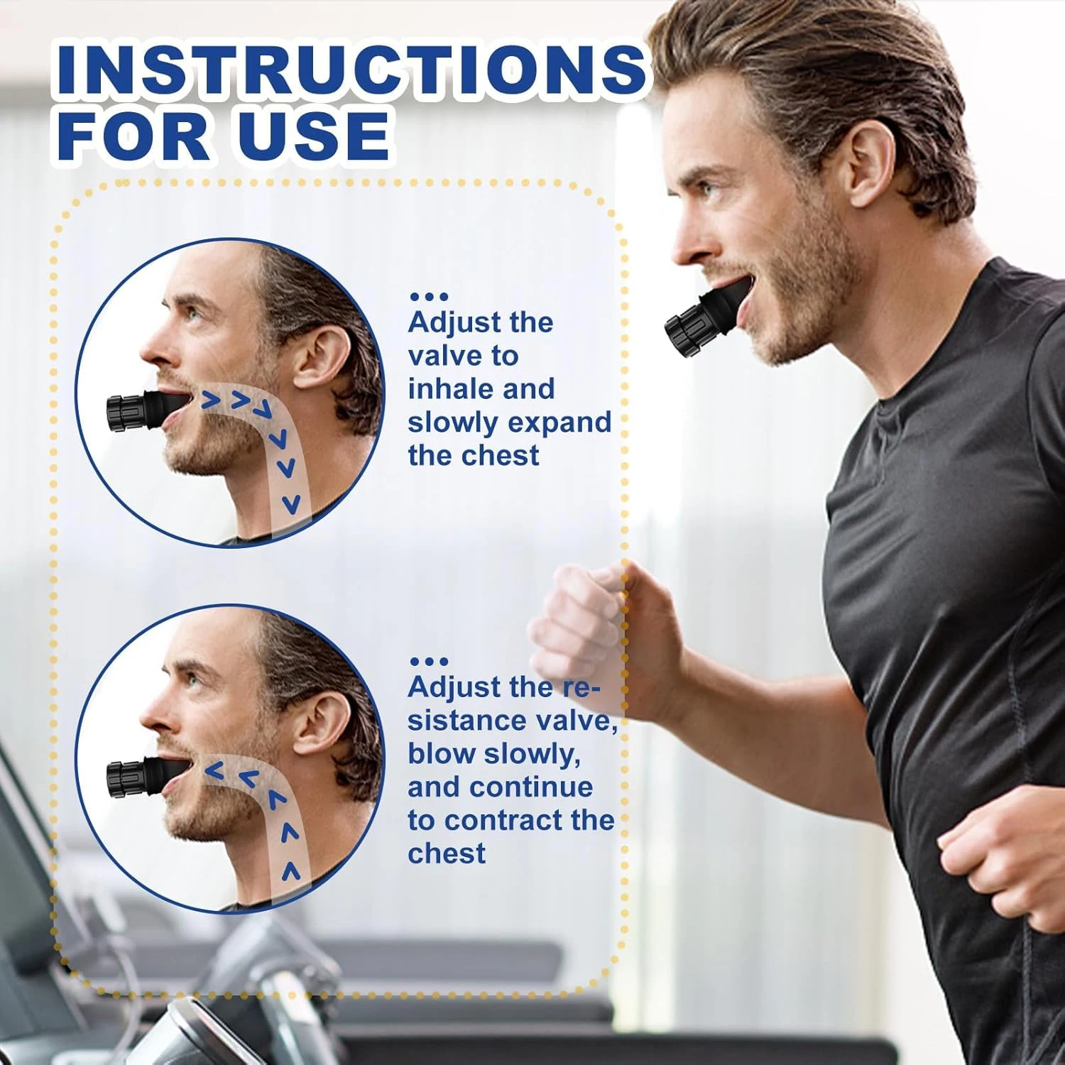 Adjustable Lung Breathing Trainer – THE FITNESS GOAL