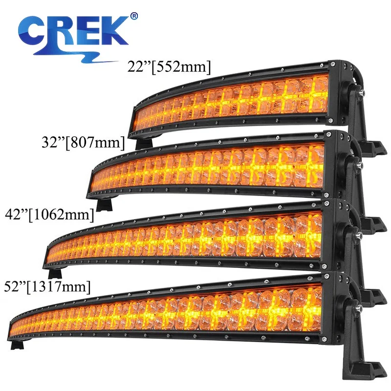 CREK-7D-Amber-DRL-Ledbar-Curved-LED-4x4-Ramp-12V-24V-Offroad-Truck ...