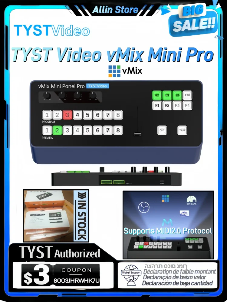 Mini-Pro-VMix-Video-Recording-Switchboard-Painel-de-Controle-VMix-Ins ...