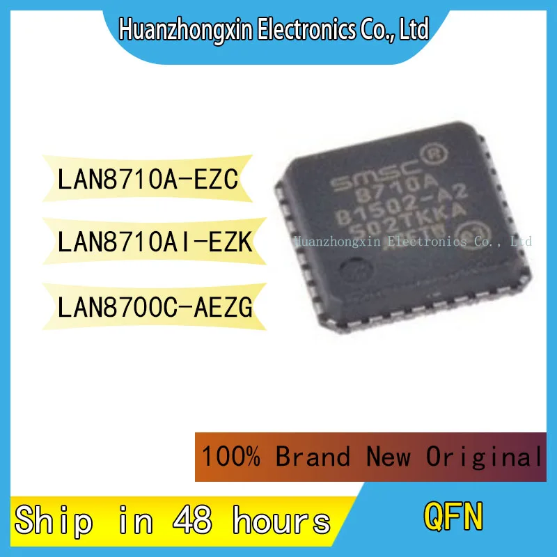 LAN8710A-EZC-LAN8710AI-EZK-LAN8700C-AEZG-QFN32-QFN36-100-Brand-New ...