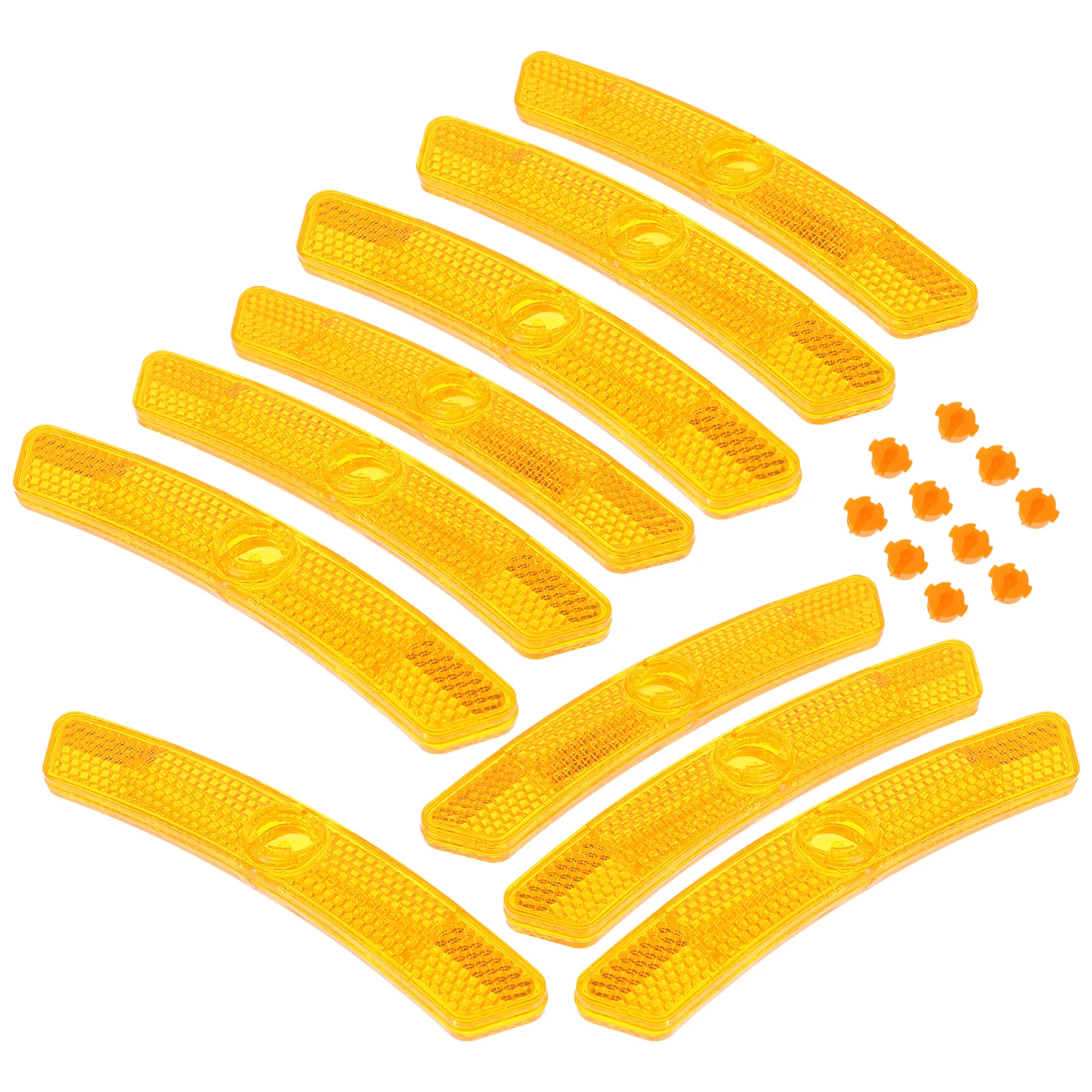 10pcs-Replaceable-Wheel-Reflectors-Warning-Bike-Reflectors-Compact ...