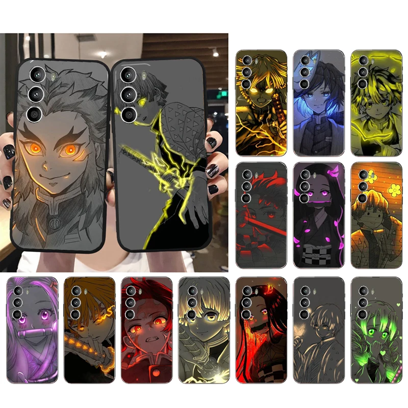 Funda-de-tel-fono-Anime-Demon-Slayer-para-Motorola-Edge-50-40-Pro-50-40 ...