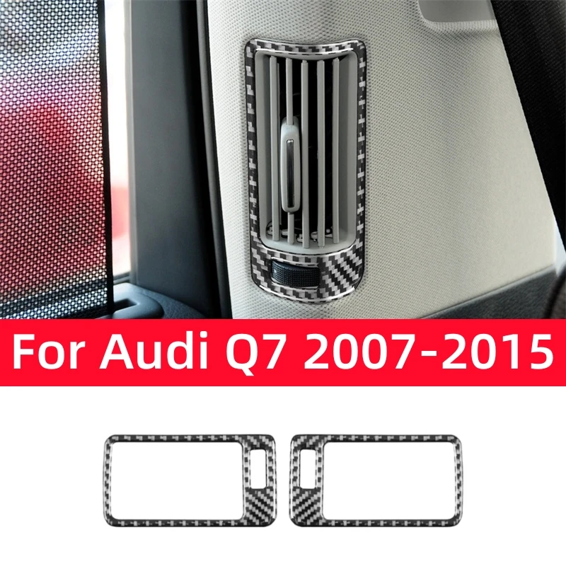 For Audi Q7 2007-2015 Car Accessories Carbon Fiber Interior Auto Car B ...