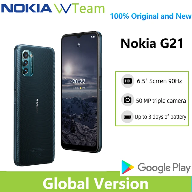 Nokia G21 6GB 128GB 4G Smartphone 6.5 inch Display 5050mAh Battery 50MP ...