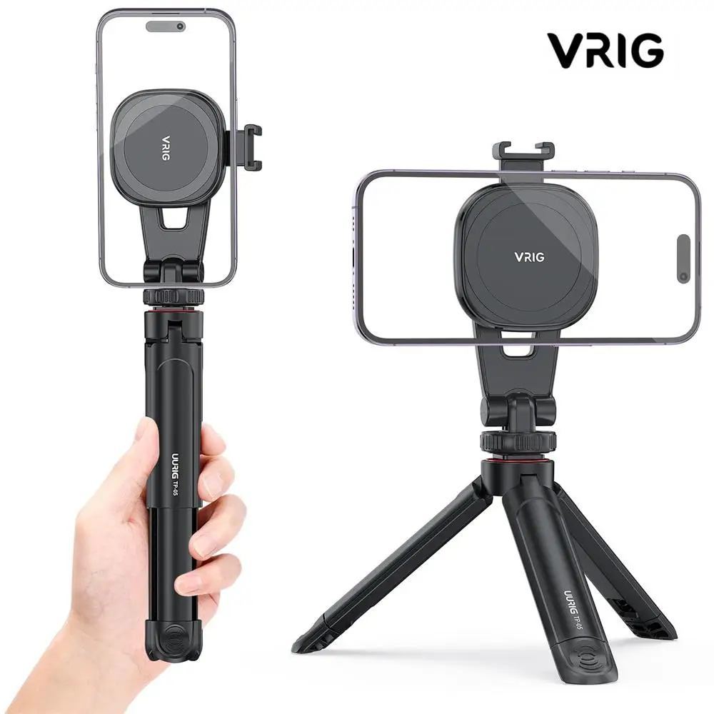 VRIG-360-Rotation-Magnetic-Tripod-for-Magsaf-Phone-Mount-Extend-Camera ...