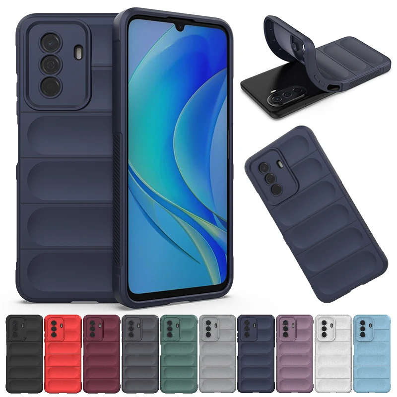 For-Huawei-Nova-Y70-Case-Rubber-Bumper-Shockproof-Back-Soft-TPU-For ...