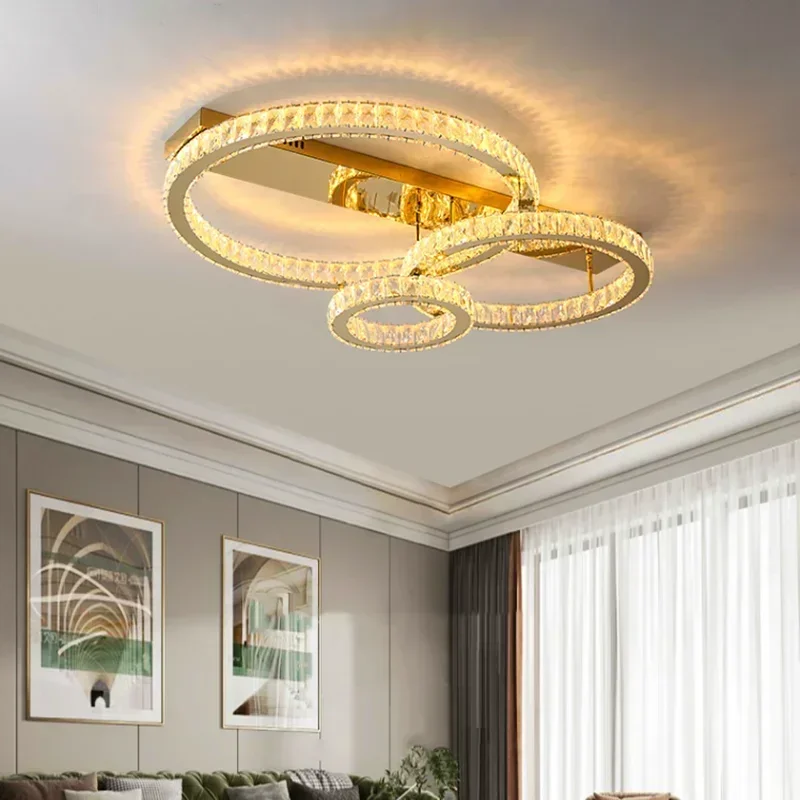 New Design Crystal Lamp Nordic Modern Simple Crystal Lamp Living Room ...