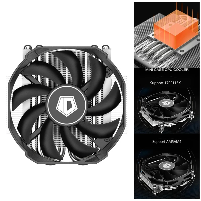 ID-Cooling-IS-30-Low-Profile-30mm-Ultra-slim-CPU-Radiators-4-Heatpipe ...