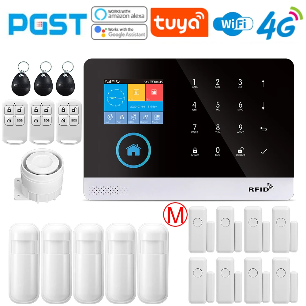 PGST-103-4G-Home-WiFi-Intelligent-Alarm-System-Home-Wireless-Security-Device-Controlled-by-Smart ...