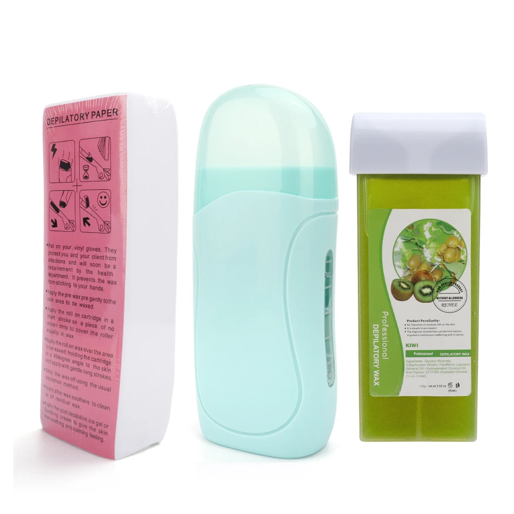 Professional Roller Depilatory Wax Kit Hair Removal Waxing Kit Wax ...