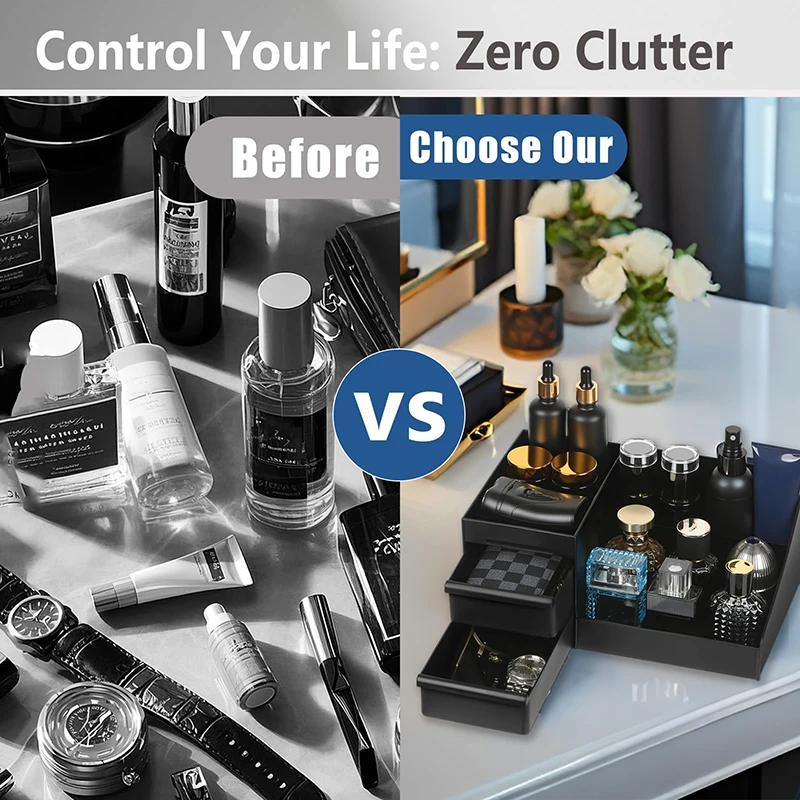 Men's Perfume Display Stand, Cologne Holder, Countertop Organizer with ...
