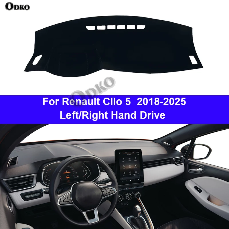 Capa do painel do carro para renault clio 5 2018-2022 2023 2024 2025 ...