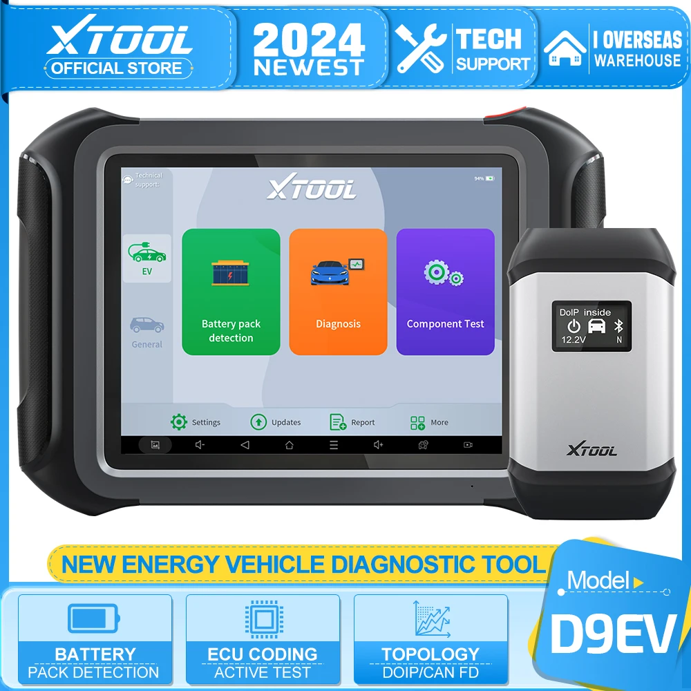 XTOOL-D9EV-For-Energy-Vehicle-Diagnostic-Tool-For-BYD-For-Tesla-Battery ...