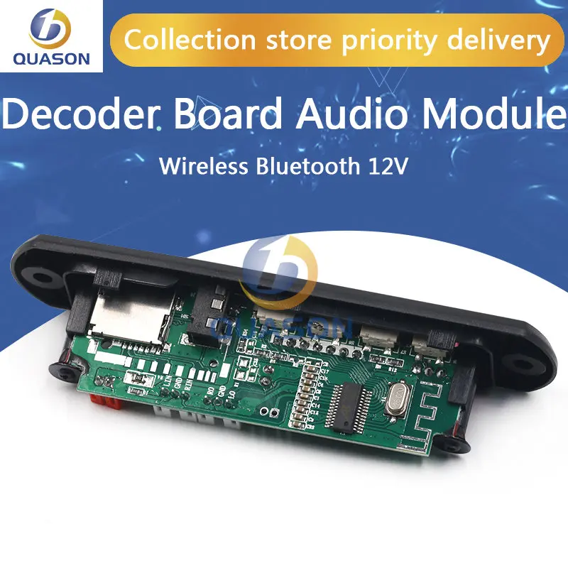 Bluetooth MP3 Decoding Board Module w/ SD Card Slot / USB / FM / Remote ...