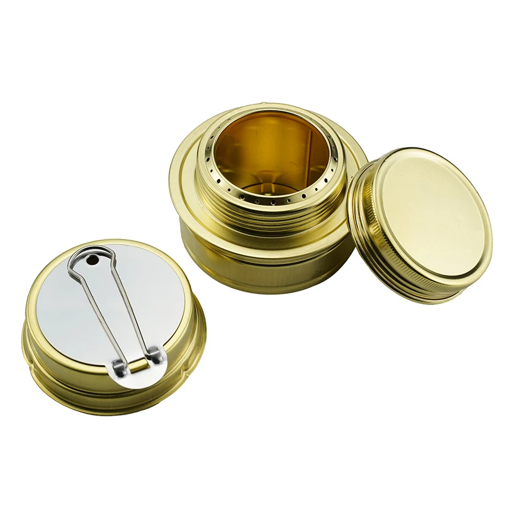 Portable-Brass-Alcohol-Stove-Mini-Alcohol-Burner-Lightweight-Anti-Scald ...
