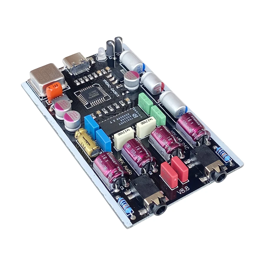 PCM2706 TDA1305 DAC 디코더 앰프 I2S 3.5mm 출력 USB 앰프 미니 DAC 디코더 보드 G2 009|디지털 ...